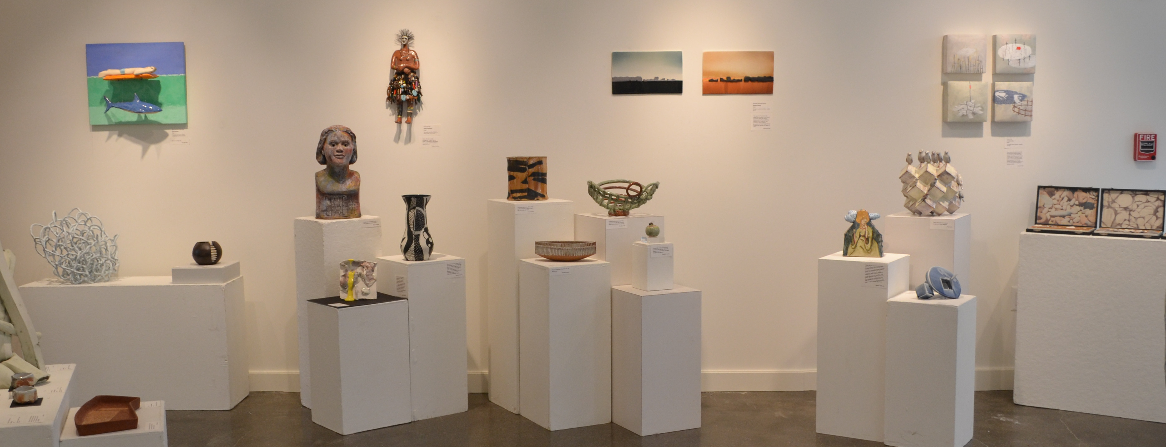 An exhibit featuring clay artists connected to Massachusetts